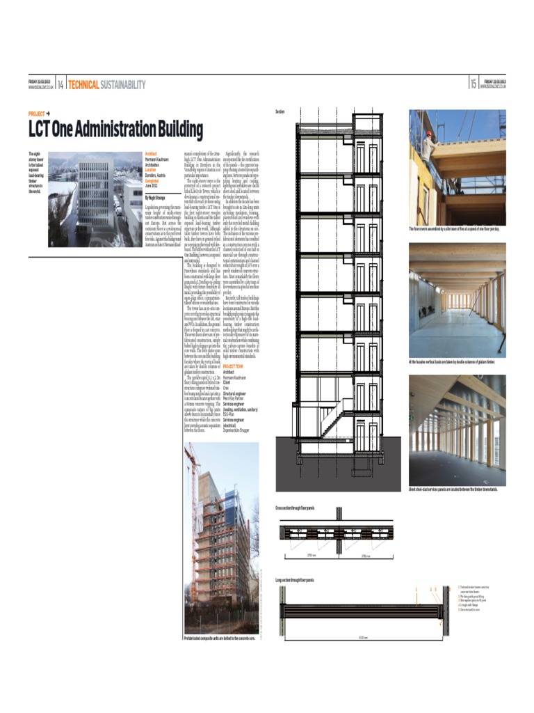 LCT One Administration Building: Sustainability | PDF | Concrete ...