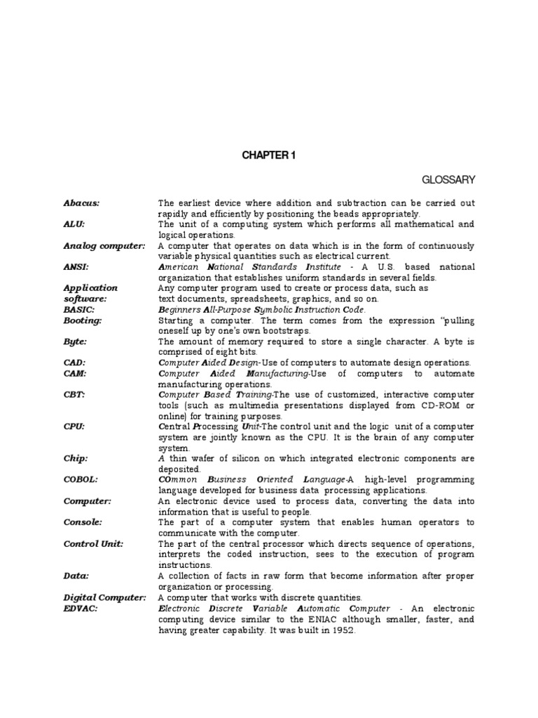 Chapter 12345question Answers | PDF | Computer Data Storage | Read Only Memory