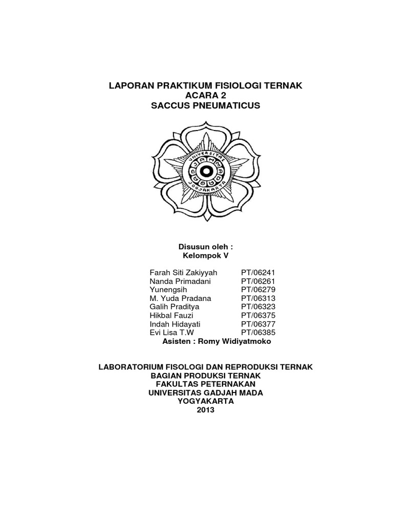 Fungsi dan Mekanisme Saccus Pneumaticus | PDF | Sains & Matematika