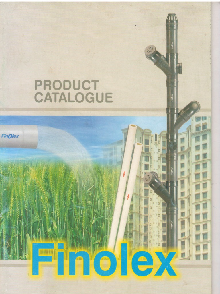 Finolex PVC Products Cata Cum Tecnical Details | PDF | Pipe (Fluid ...