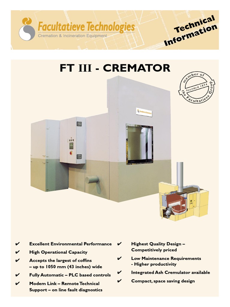 Cremator | PDF | Combustion | Refractory