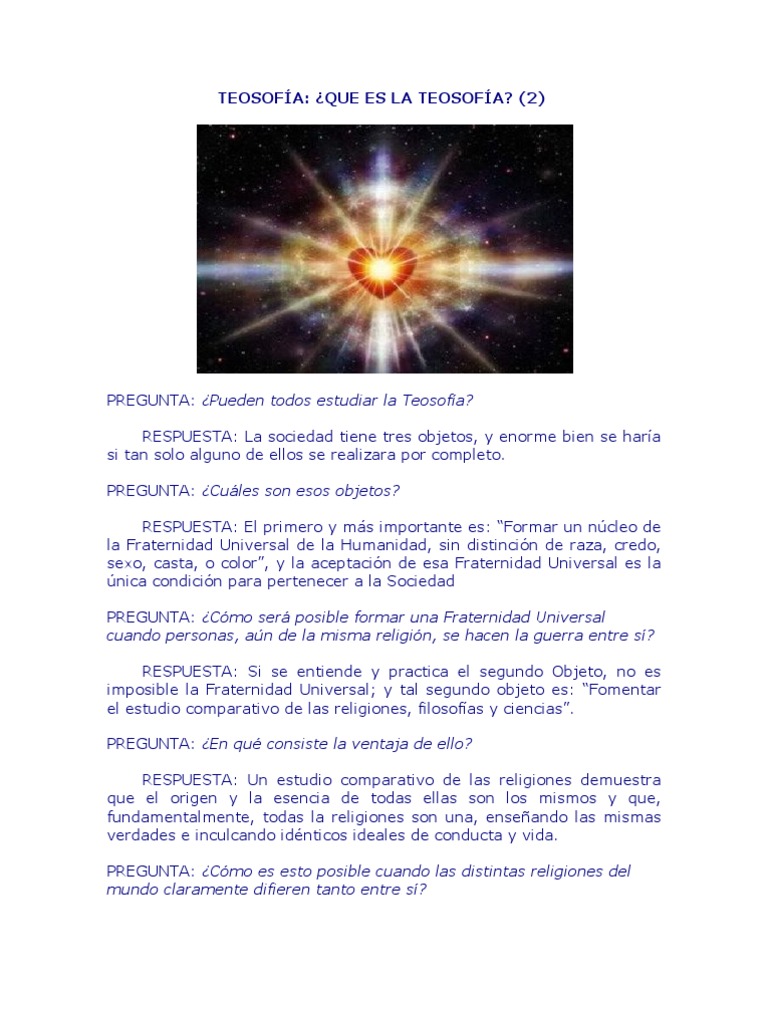 Introducción a la Teosofía y sus Principios | PDF | Teosofía | Science
