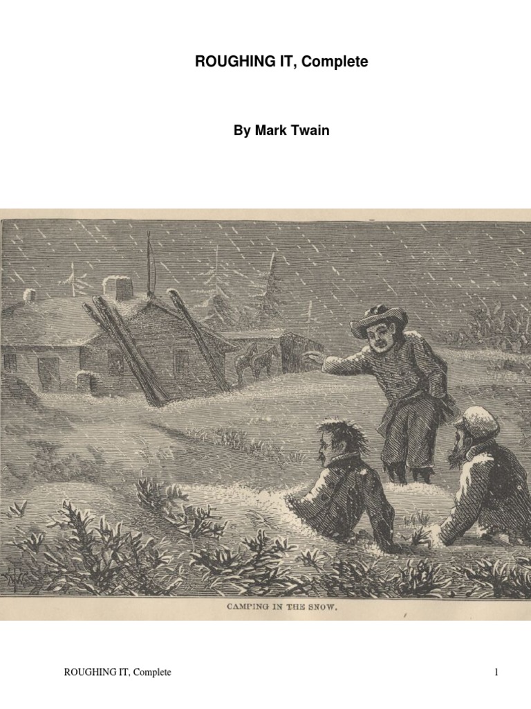 Roughing It by Twain, Mark, 1835-1910 | PDF | Project Gutenberg ...