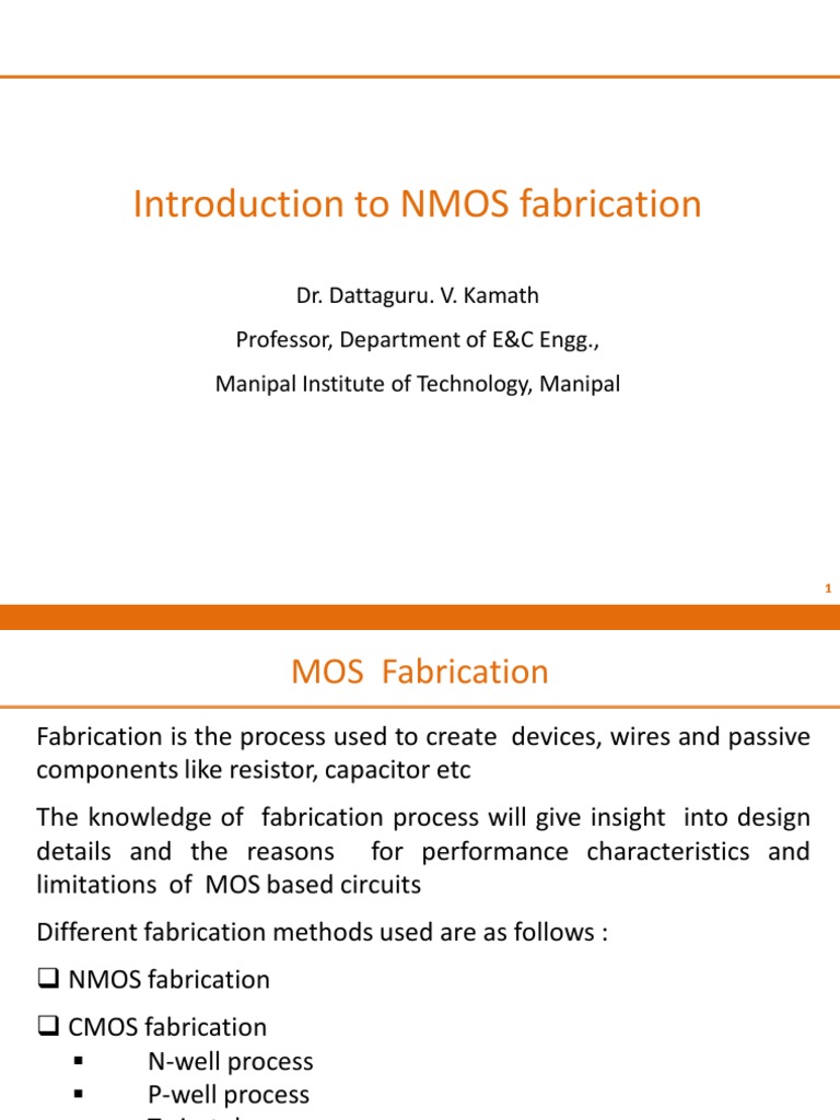 NMOS Fabrication | PDF | Semiconductor Device Fabrication | Mosfet