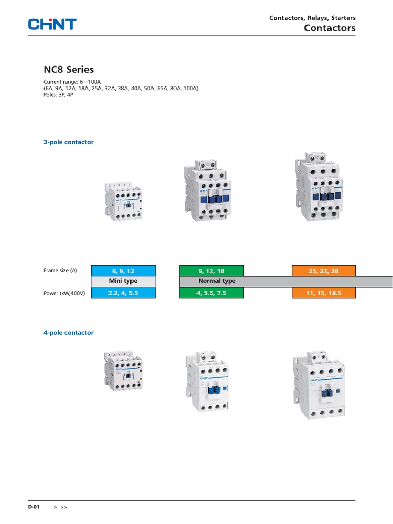 Chint NC8 Catalogue | Download Free PDF | Physical Quantities | Equipment