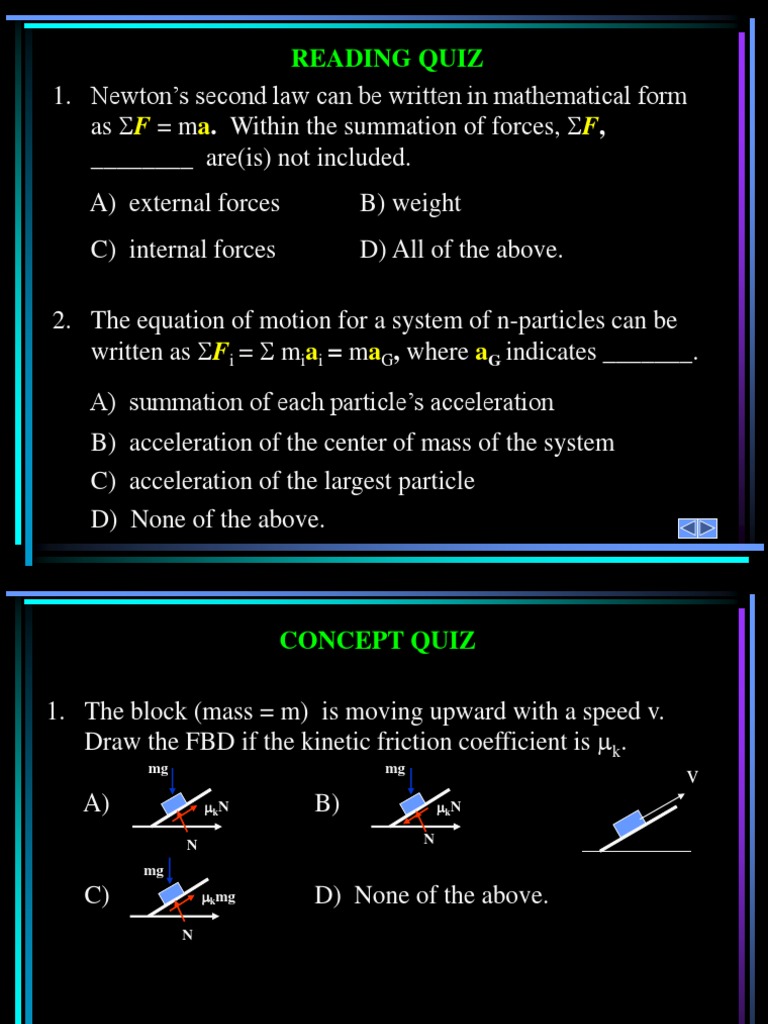 Dynamics Concepts Pdf Angular Momentum Rotation Around A Fixed Axis