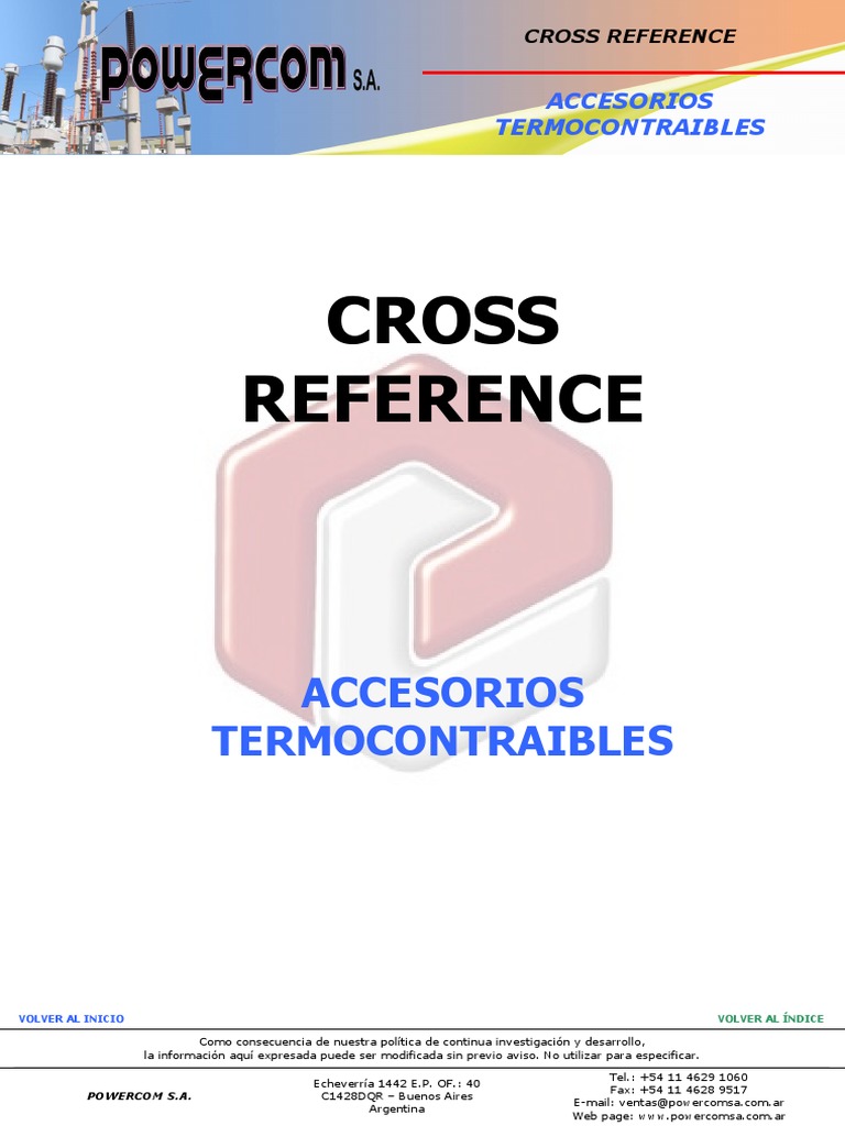 Accesorios Termocontraíbles Powercom | PDF | Telecomunicaciones | Informática