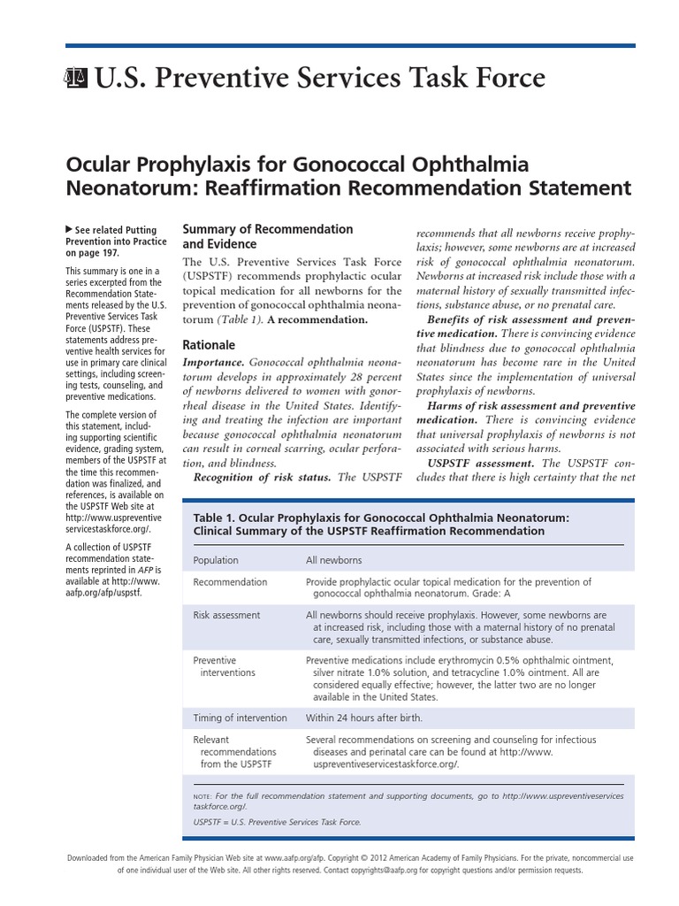 Preventive Task Force | PDF | Preventive Healthcare | Medicine