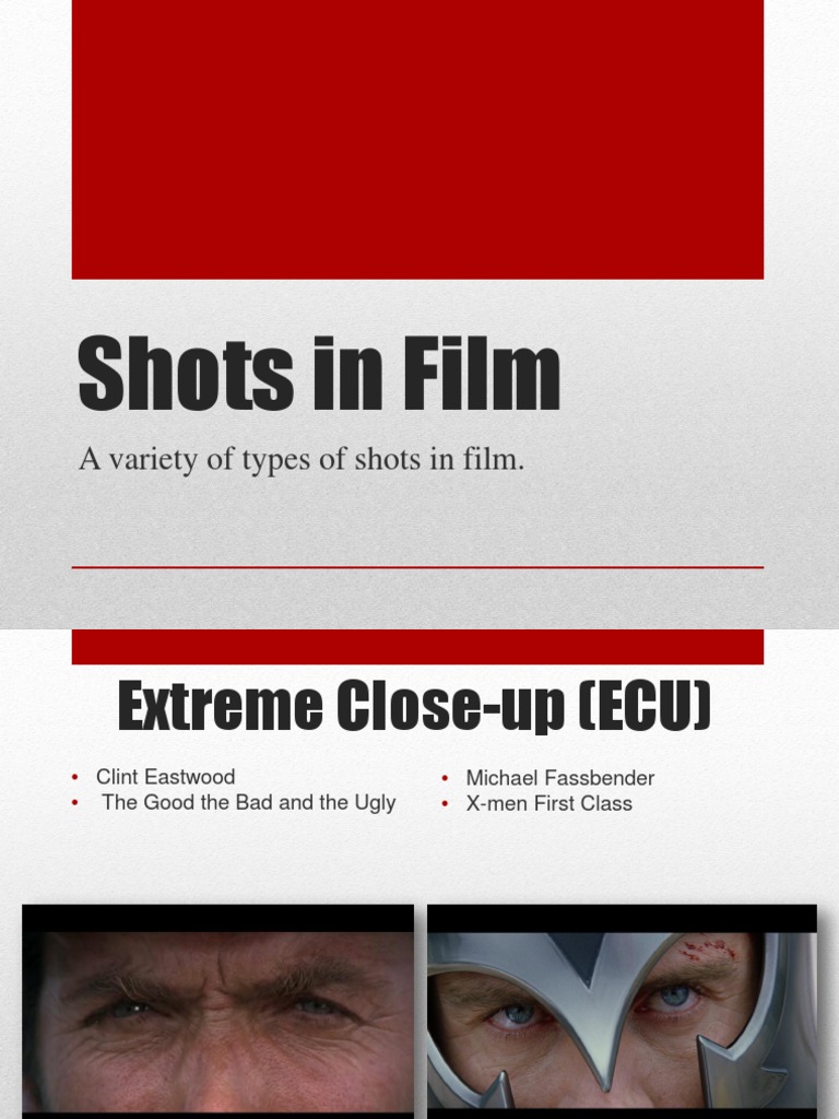 A Variety of Types of Shots in Film | PDF | Sports & Recreation | History