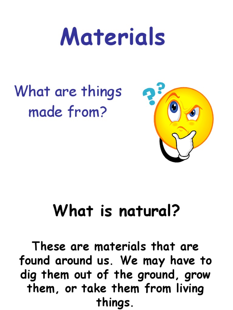 Natural Vs Man-Made Materials | PDF