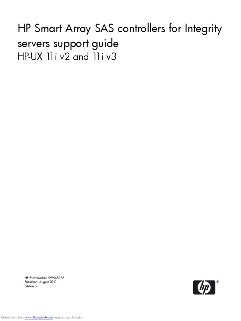 Hp Smart Array Pdf Computer Architecture Computer Hardware