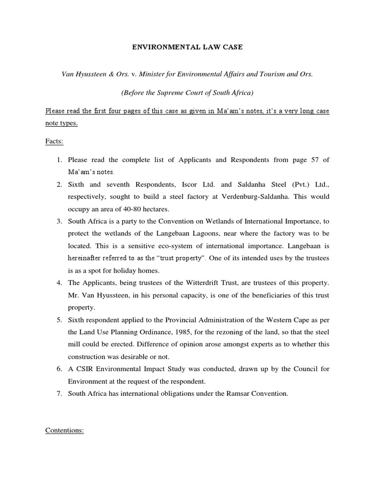 Environment Cases | PDF | Government | Justice