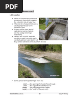 Weir Design for Open Channel Flow Measurement | PDF | Flow Measurement ...