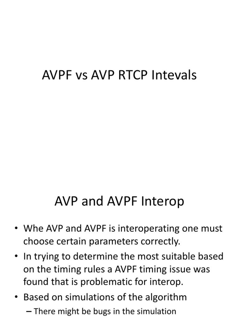 Avpf RTCP Intervals | PDF | Statistics | Algorithms
