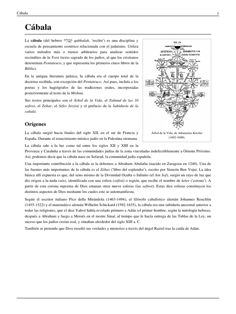Cábala | PDF | Kábala | Religión y creencia