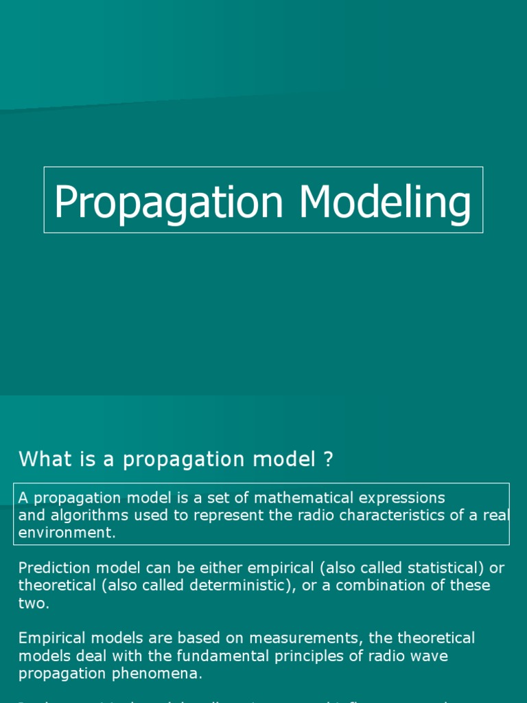 Model Tuning | PDF | Surveying | Radio Propagation