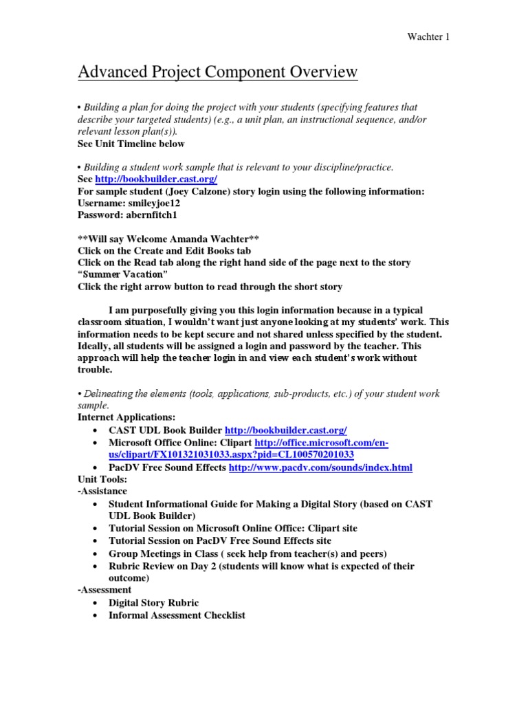 EDU 528 Project 3 | PDF | Rubric (Academic) | Teachers