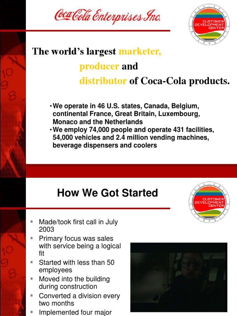 An Overview of the Operations, Services, and Structure of Coca-Cola's ...