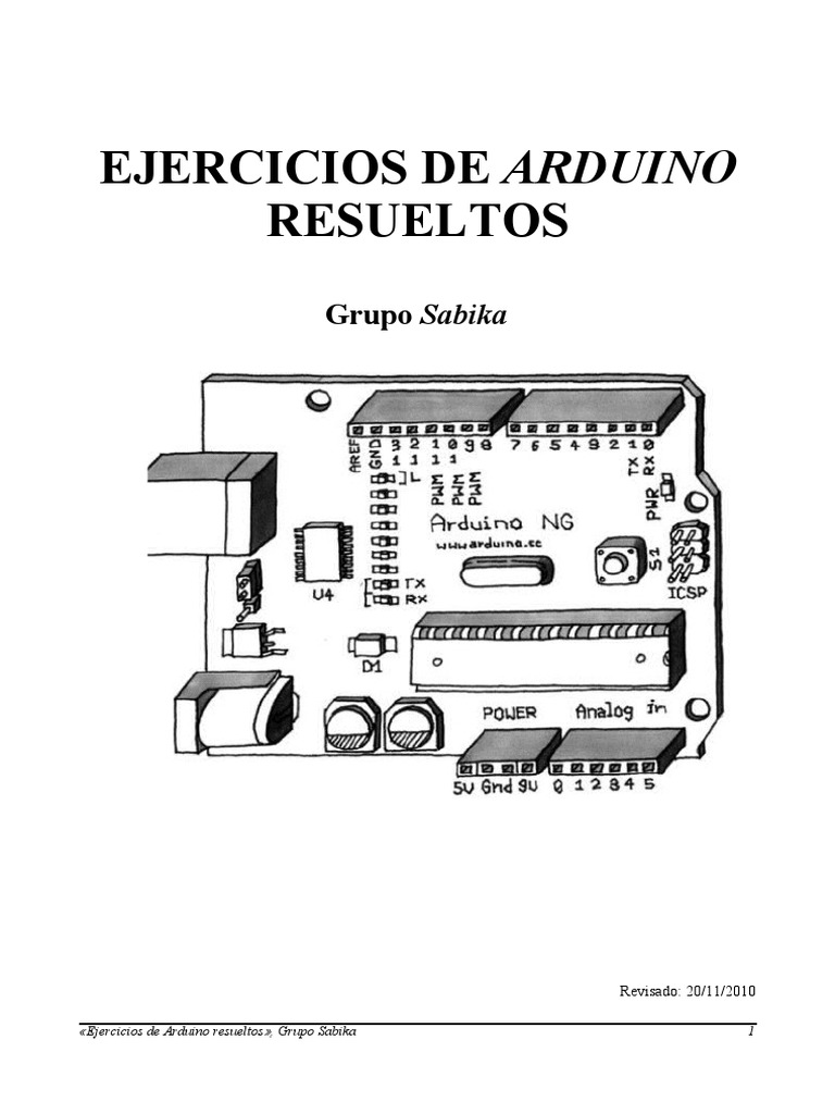 Ejercicios de Arduino Resueltos | PDF | Arduino | Diodo emisor de luz