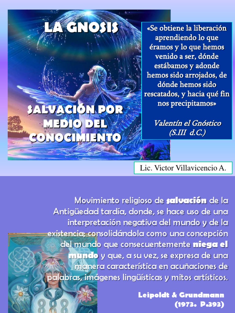 La Gnosis | PDF | Gnosticismo | Alma