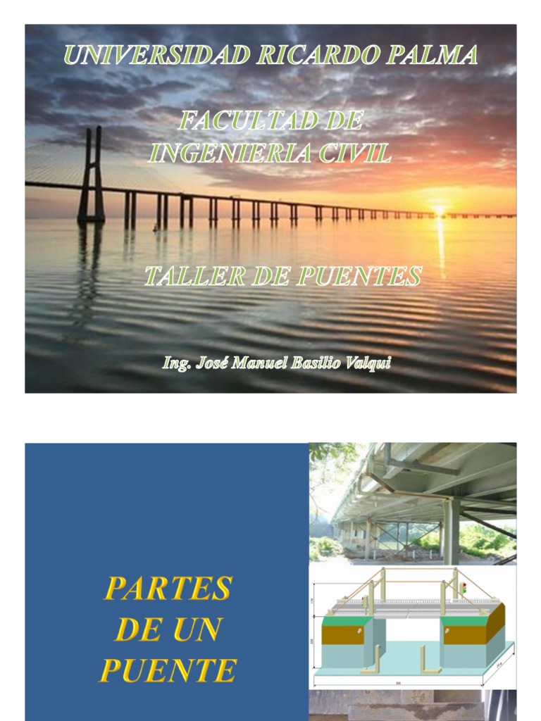 03 Partes de Un Puentes | PDF | Puente | Fundación (Ingeniería)