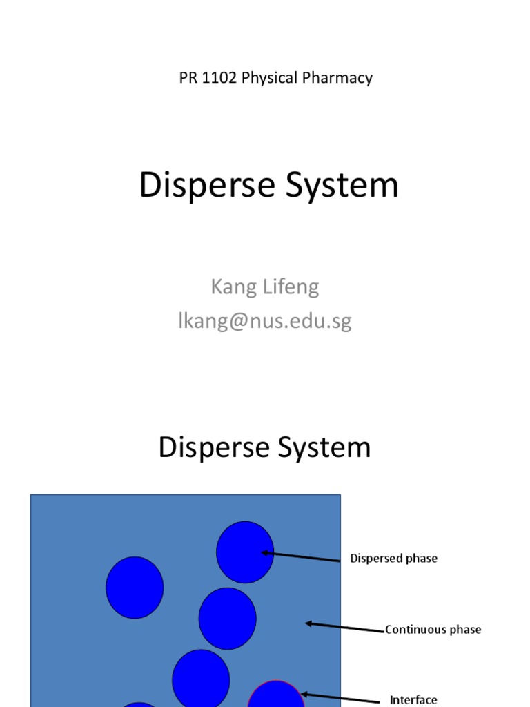 Disperse System | Colloid | Viscosity