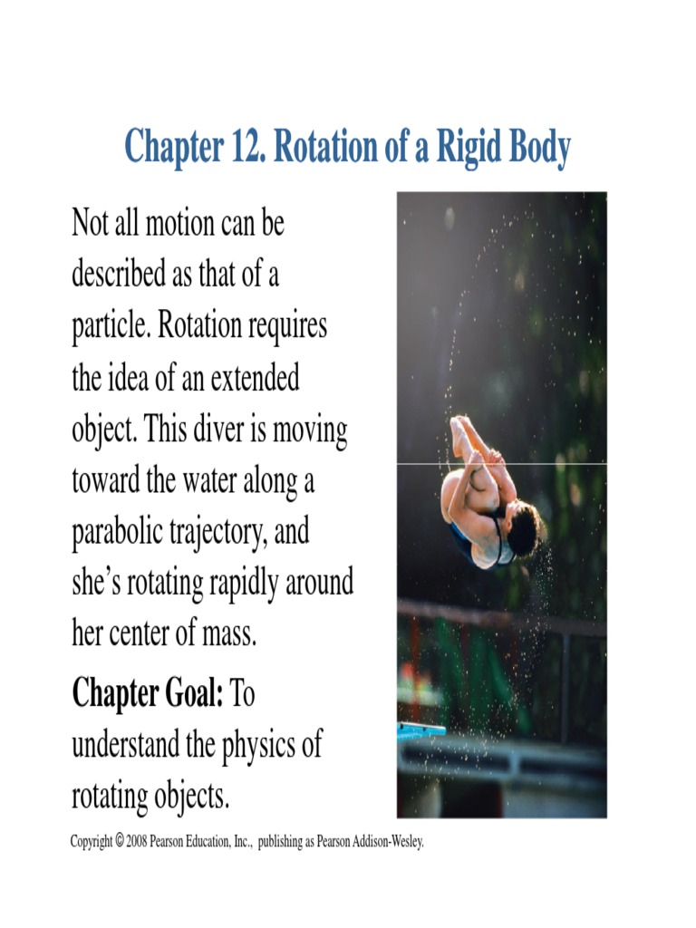 Chapter 12. Rotational Dynamics | PDF