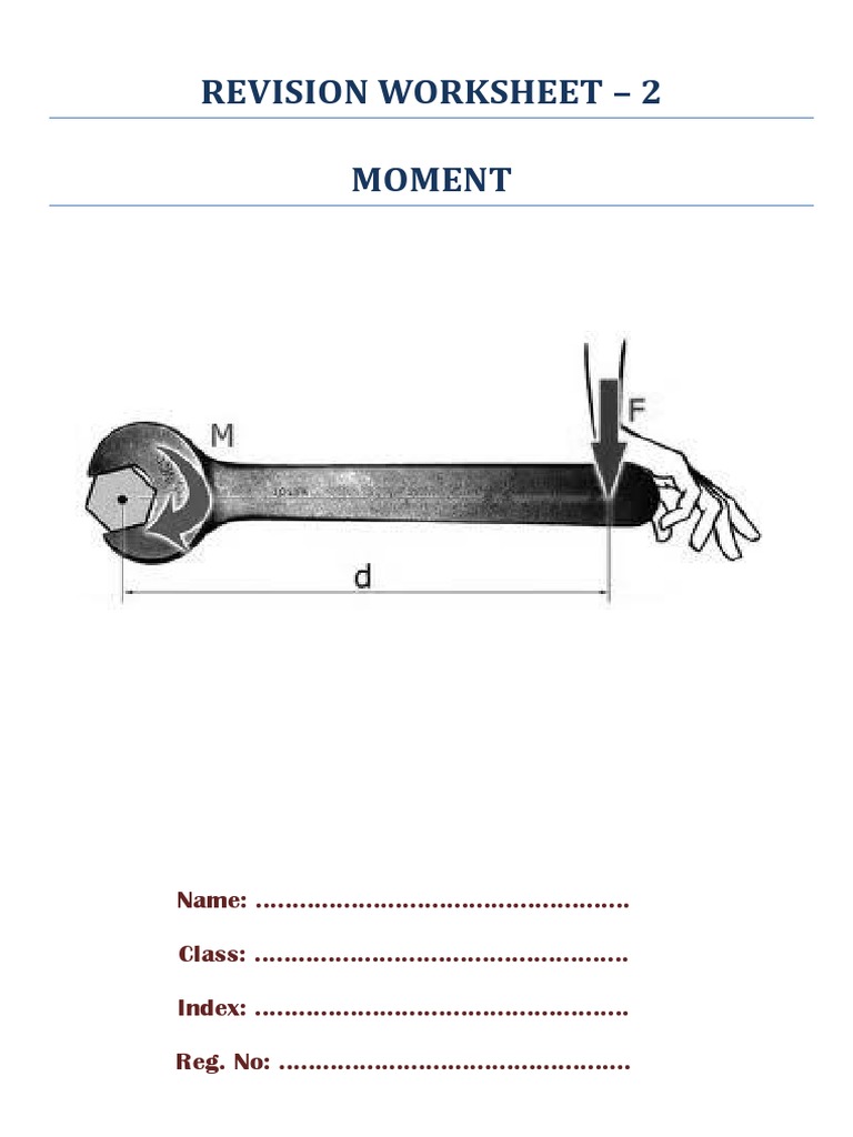 Moments Questions | PDF | Kilogram | Mass
