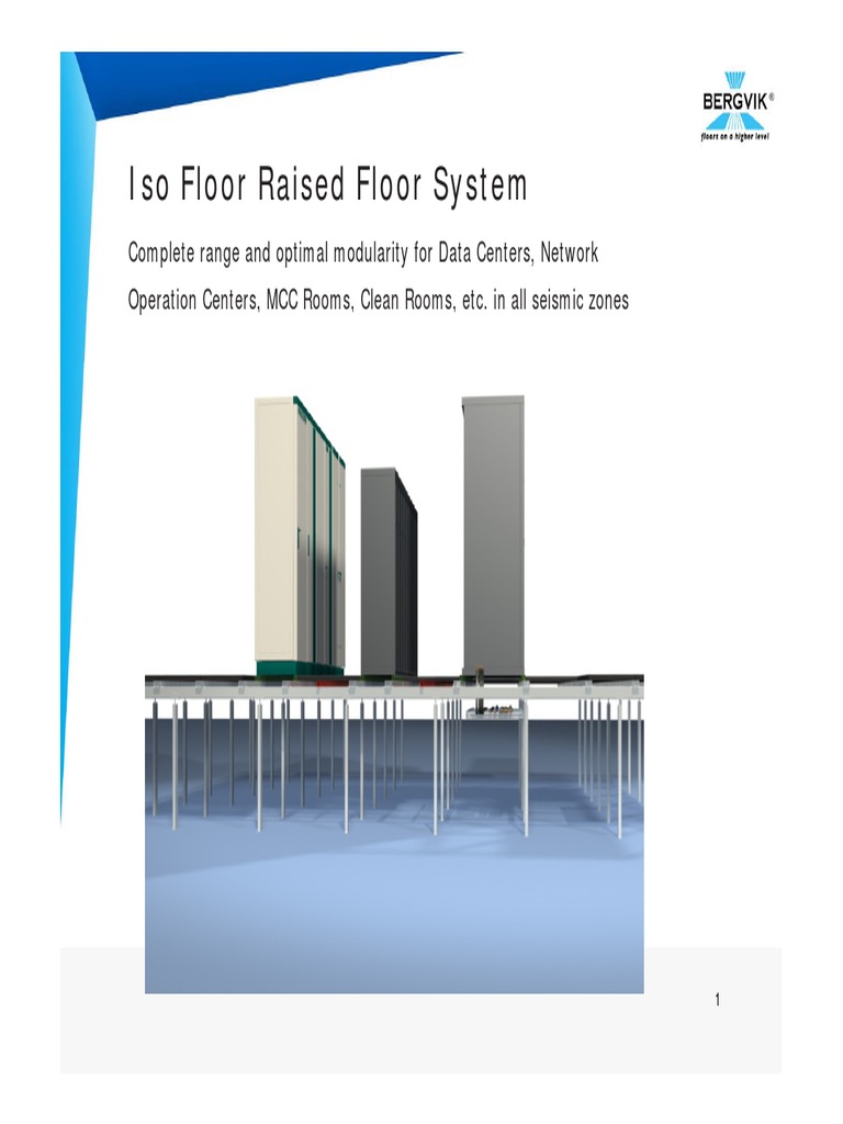 Bergvik Iso Floor For Data Centers IA3 | PDF | Data Center | Engineering