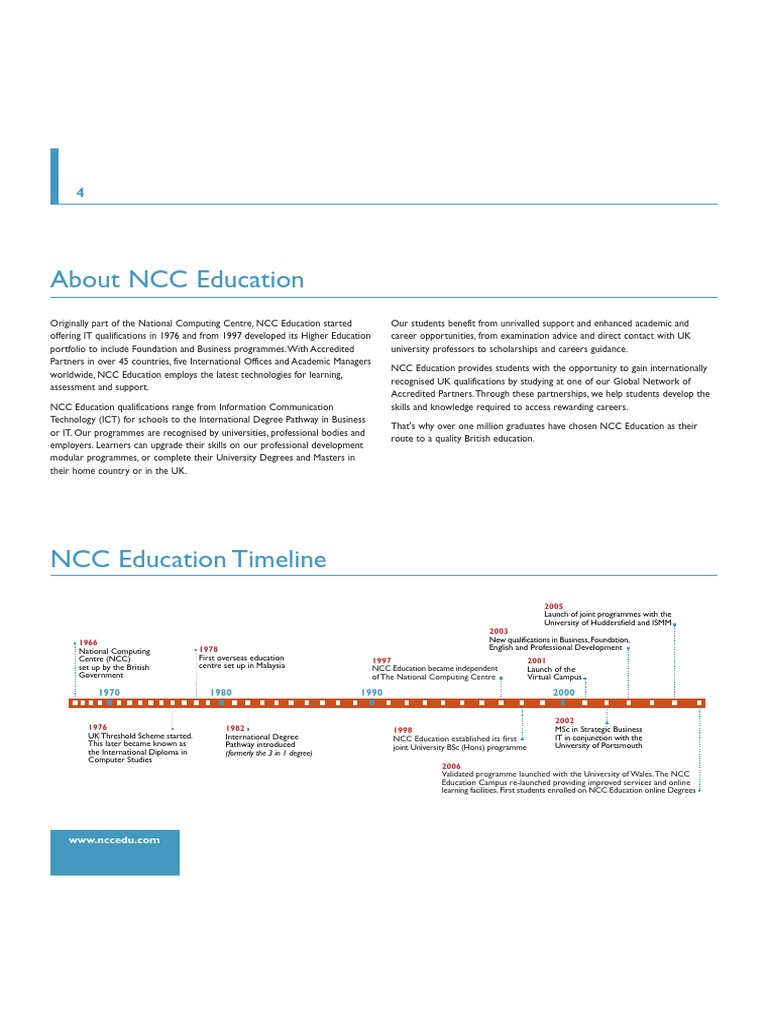NCC Education: Global IT & Business Pathways | PDF