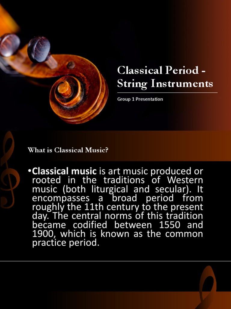 Classical Period - String Instruments | PDF | Double Bass | Violin