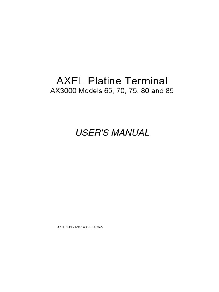 Axel | PDF | Ip Address | Computer Terminal