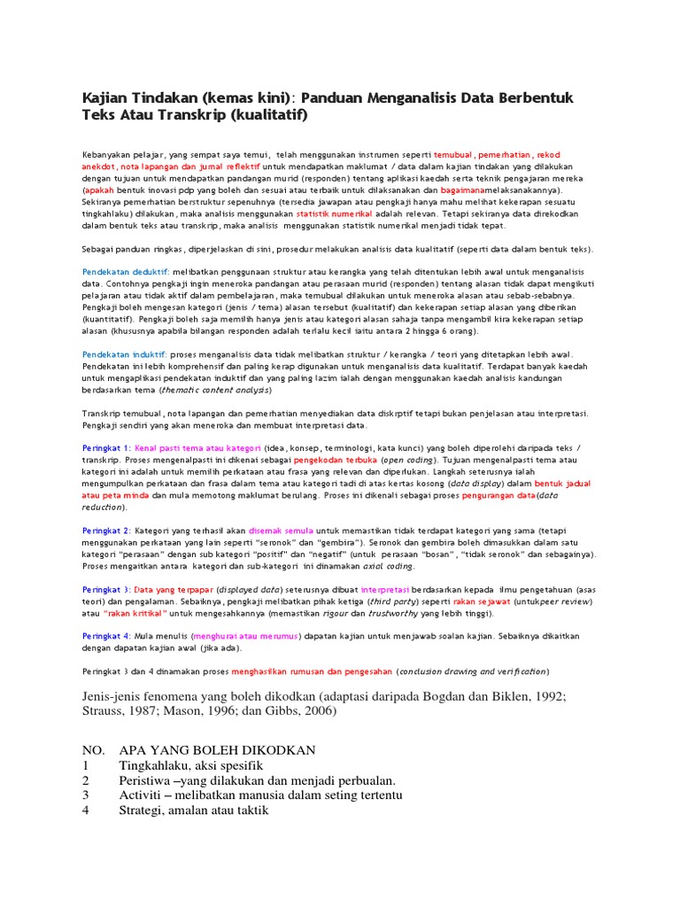 Cara Analisis Data Kuali | PDF | Sains & Matematika | Komputer