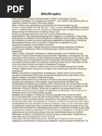 Ibalon (Epiko NG Bicol) | PDF