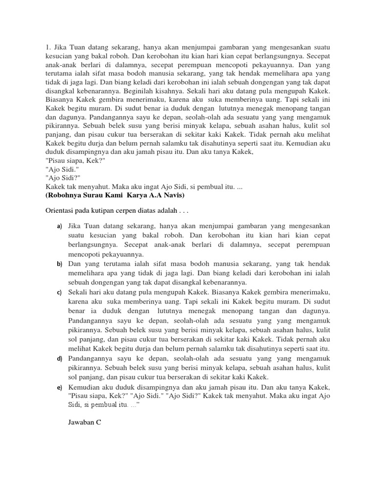 Contoh Orientasi & Koda | PDF