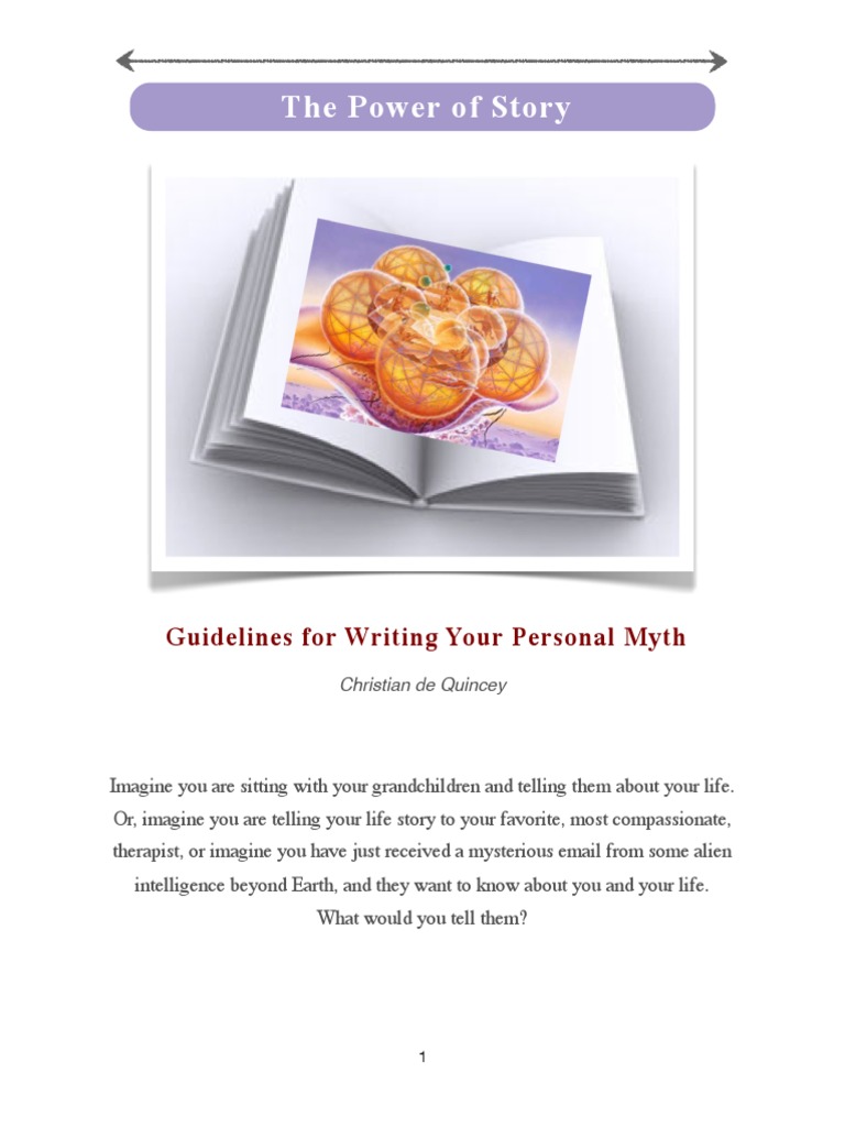 Guidlines For Personal Myth | PDF | Epistemology | Cognitive Science