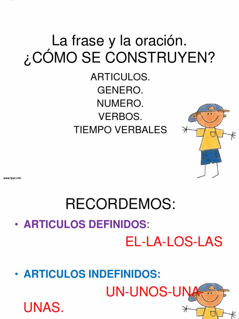 Estructura de Frases y Oraciones | PDF | Numero Gramatical | Filología