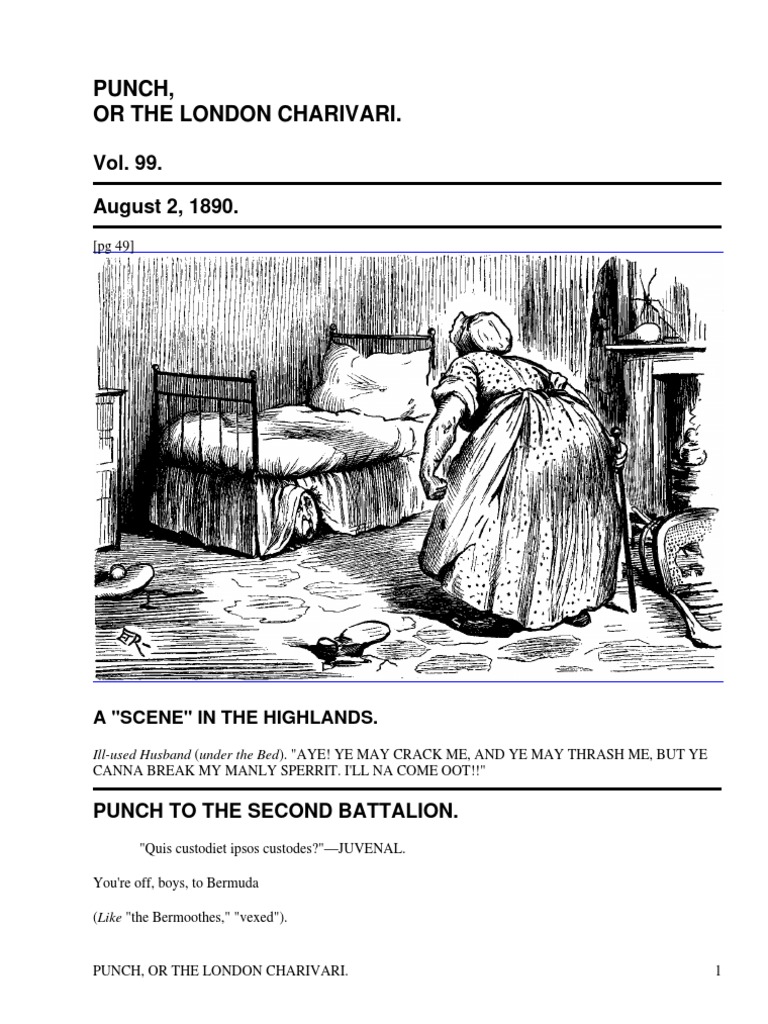 Punch, or The London Charivari, Volume 99, August 2, 1890 by Various ...
