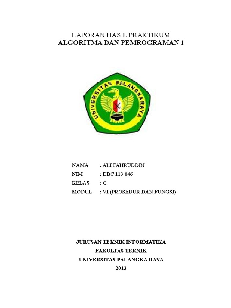 Laporan Hasil Alpro Modul Vi | PDF