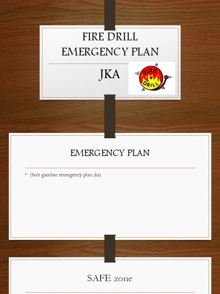 Fire Drill Slide | PDF | Building Engineering | Equipment
