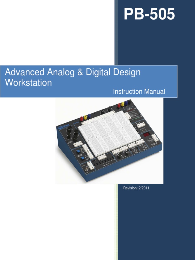 Advanced Analog & Digital Design Workstation: Instruction Manual | PDF ...