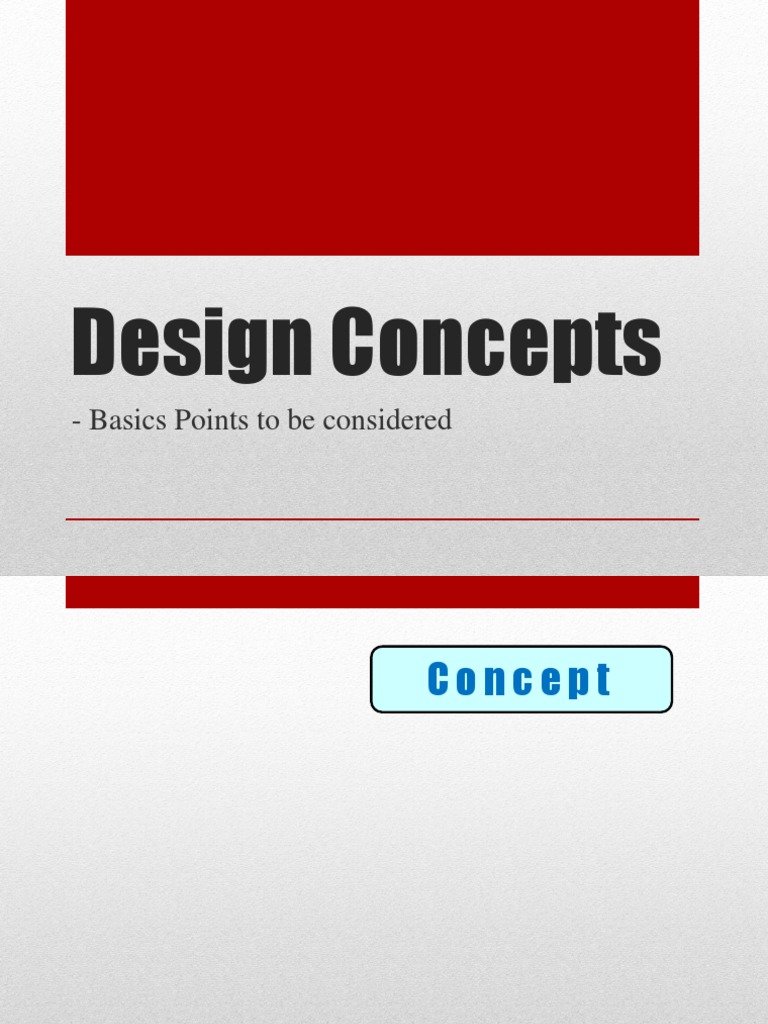 Design Concepts | PDF | Dimension | Science