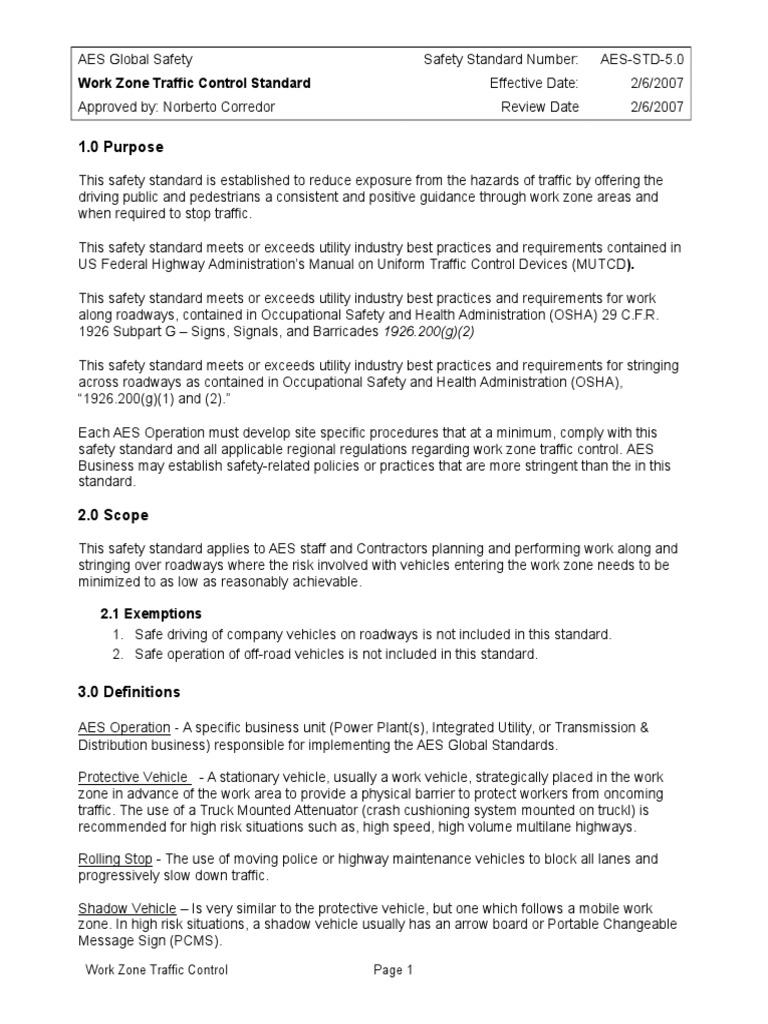 Work Zone Traffic Control | PDF | Land Transport | Driving
