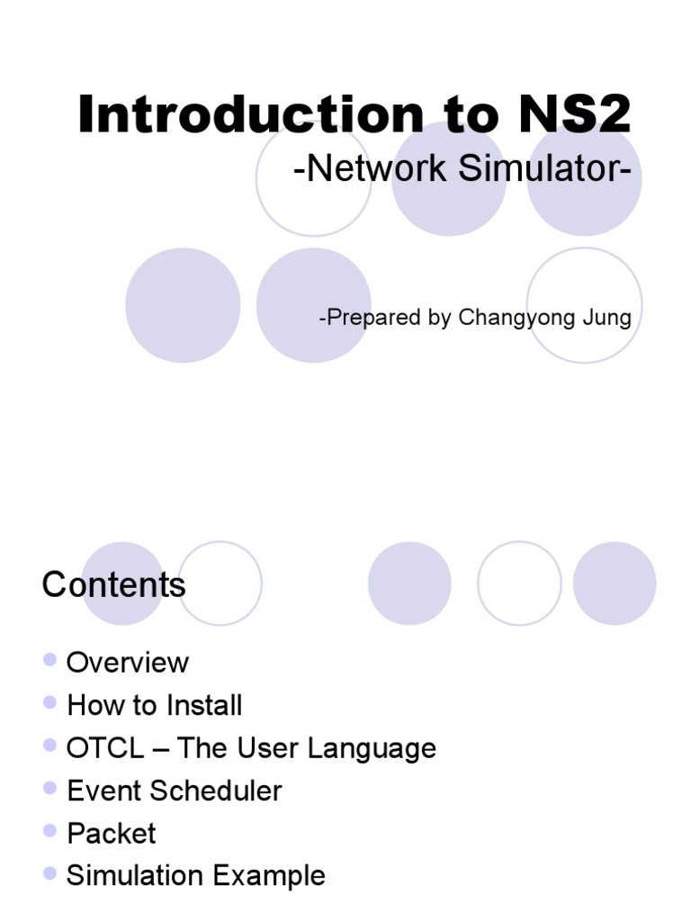 Introduction To NS2: - Network Simulator | Download Free PDF | Scheduling (Computing) | Computer ...