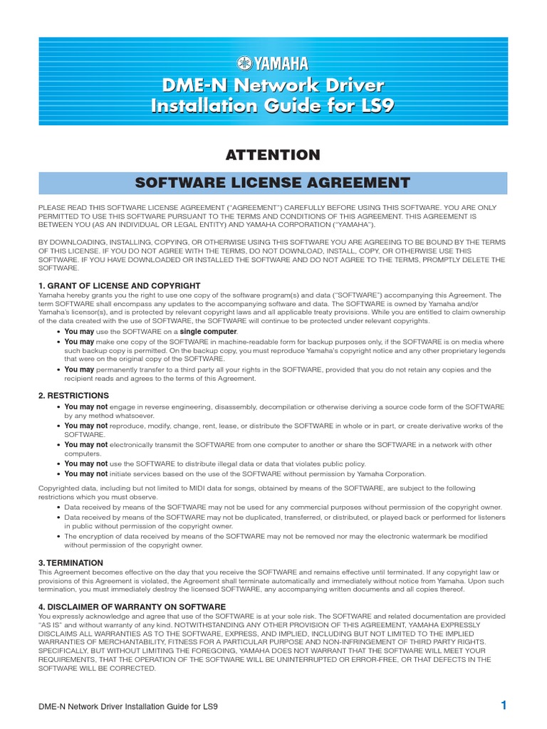 DME-N Network Driver Installation Guide For LS9 | PDF | Installation (Computer Programs ...