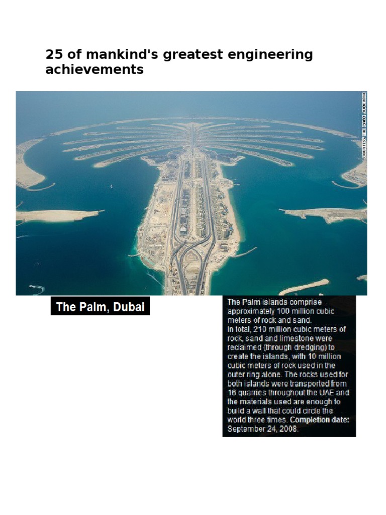 25 of Mankind Greatest Engg Achievements | PDF