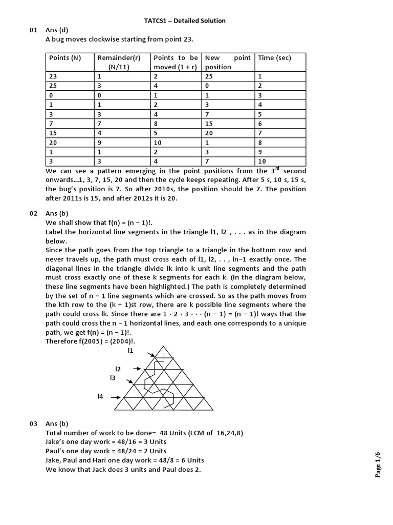 Tcs Apti | PDF | Algebra | Numbers