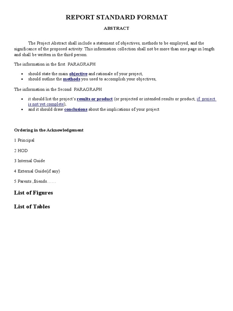 A Guide to Creating Accurate Technical Project Reports: Outlining Key ...