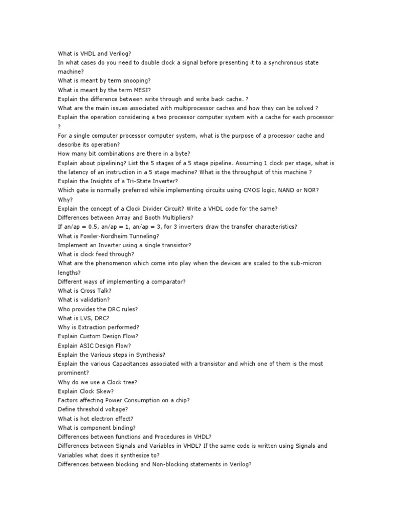 VLSI | PDF | Central Processing Unit | Amplifier