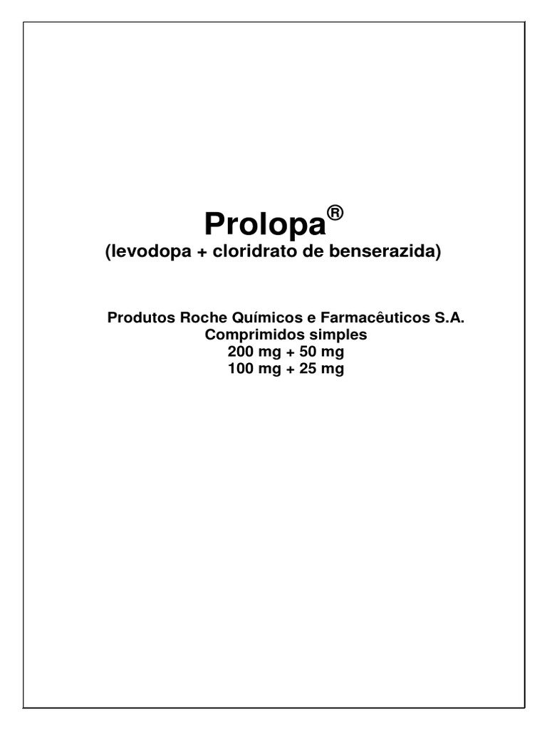 Bula Prolopa Comprimido Paciente Cópia | PDF | Gravidez | Dopamina